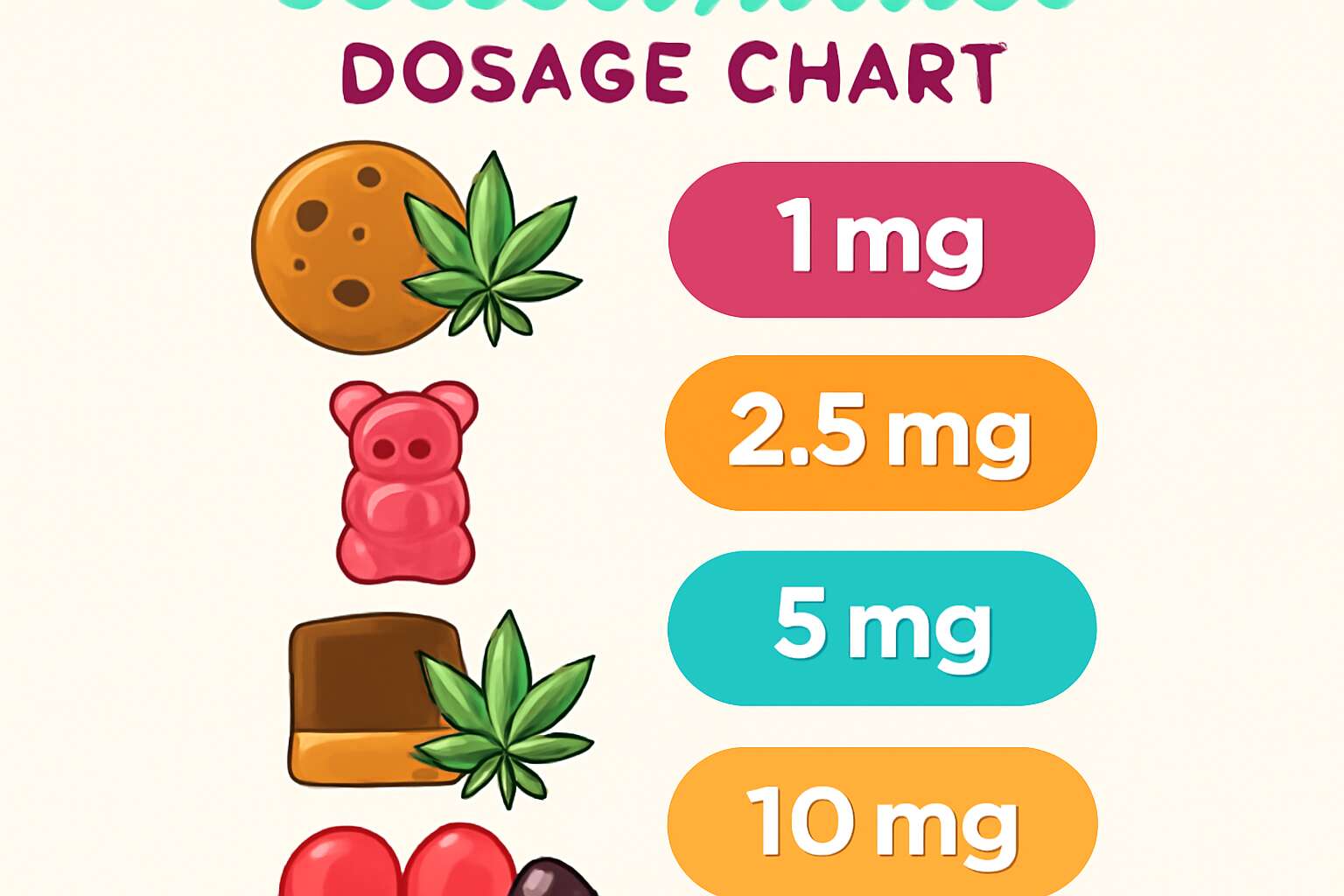 The Ultimate Edibles Dosage Chart: Your Guide to Safe and Effective ...